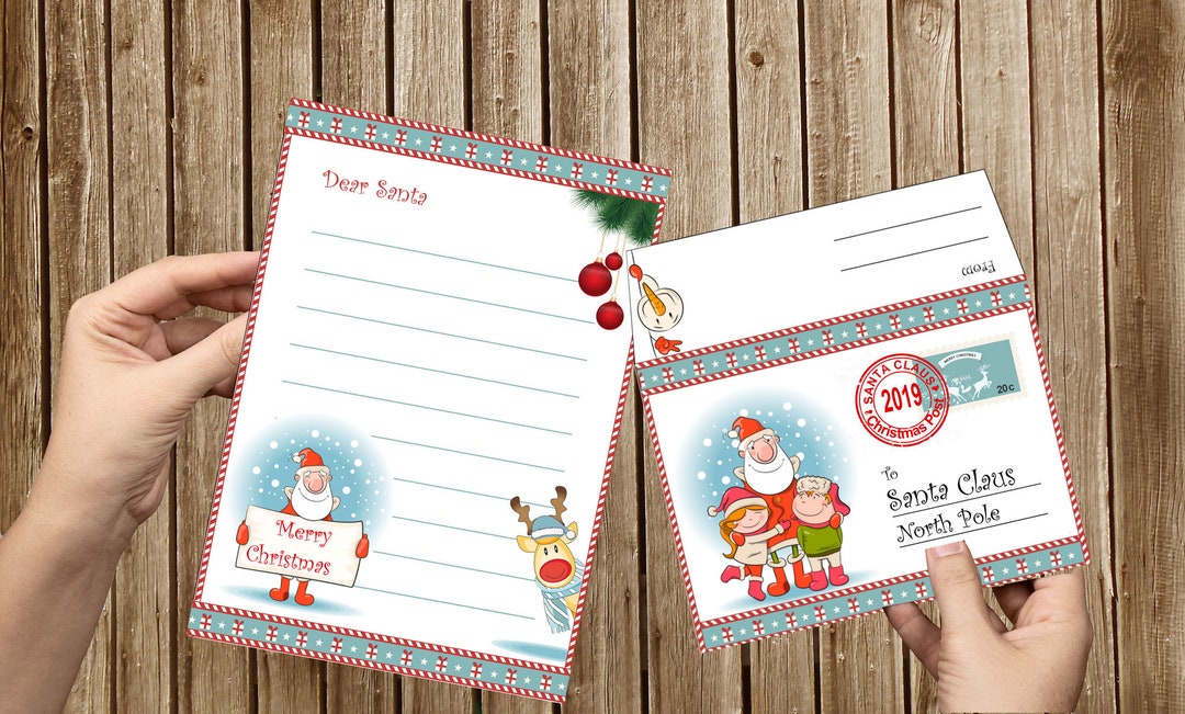 Letter to Santa Digital Download, Instant Download, Printable Art ...