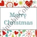 Christmas, Digital Download, Instant Download, Printable Art, Merry ...