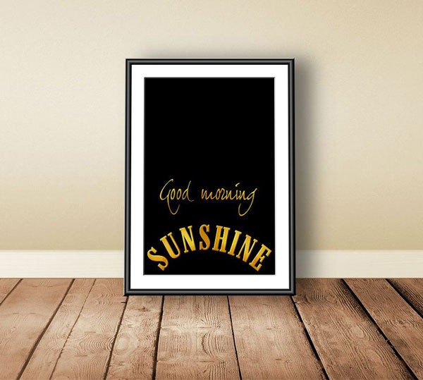 Good Morning Sunshine, Digital Download, Instant Download, Printable ...