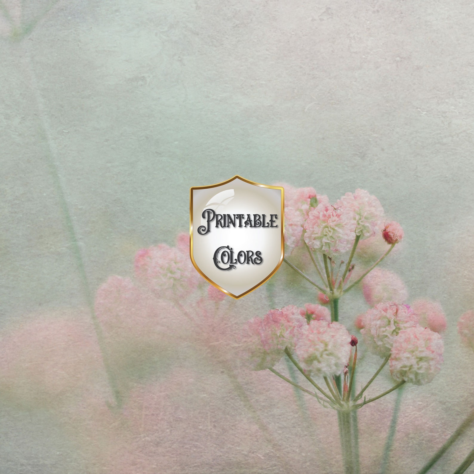 Vintage Spring Digital Paper for Scrapbooking and Decoupage. Commercial ...