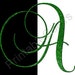 Green Glitter Alphabet, Digital Download, Instant Download, Clipart ...