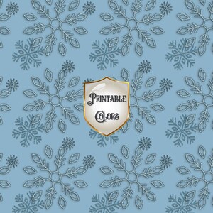Seamless Falling Snow Digital Paper - Digital Download - Winter ...