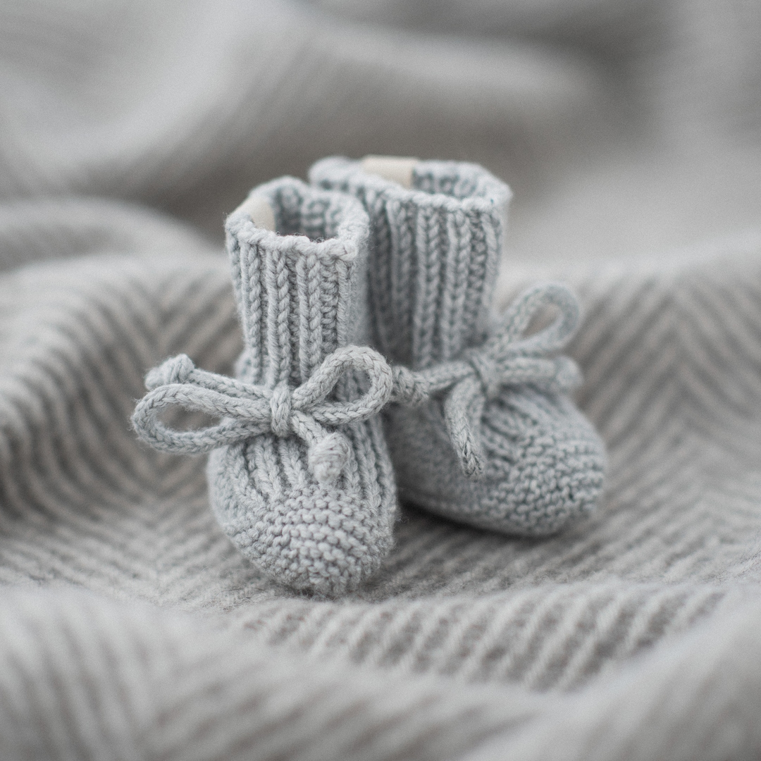 Merino Wool Baby Booties, Baby Boy Booties, Baby Girl Booties, Knitted ...