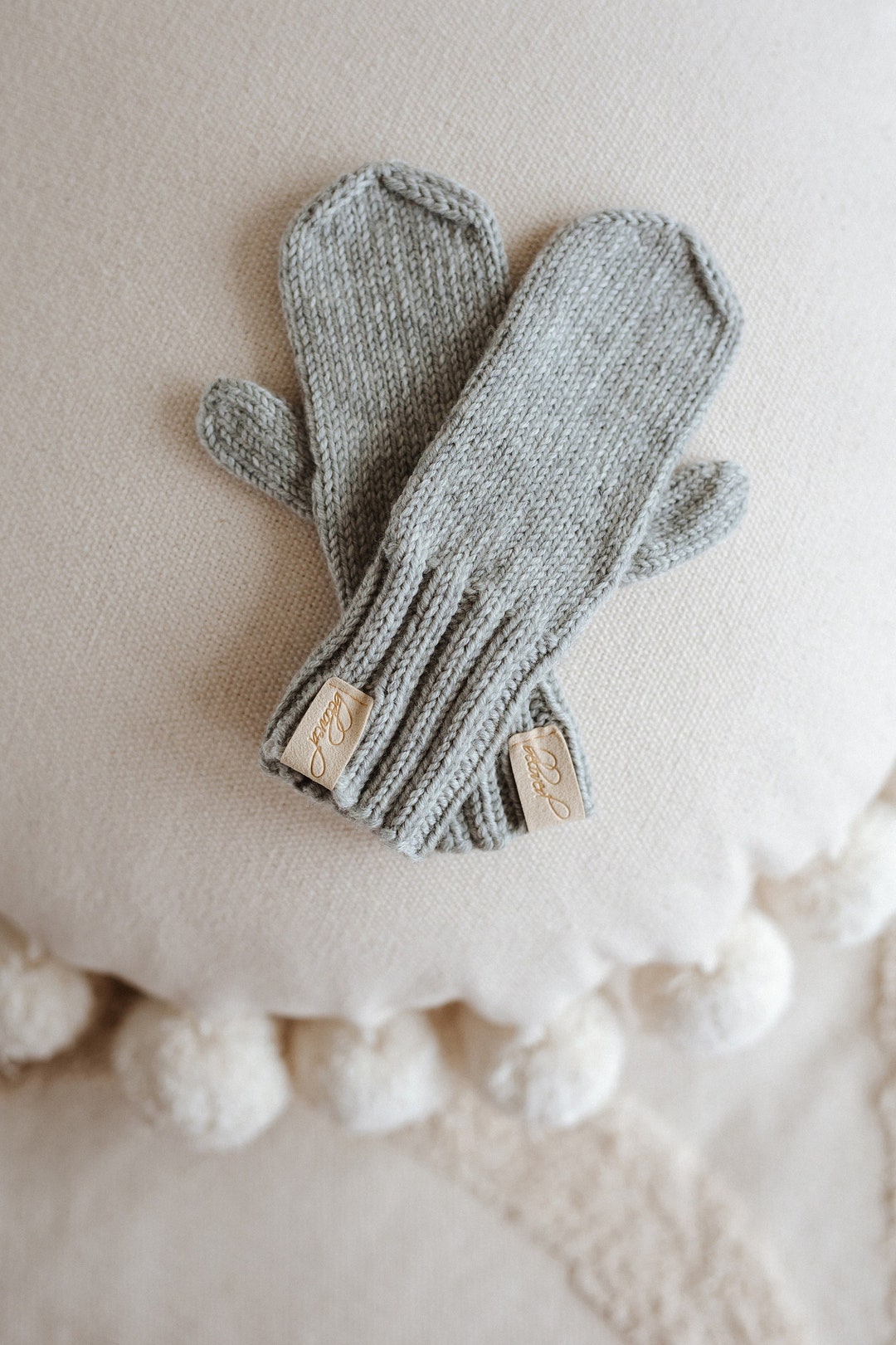 Hand Knit Merino Wool Kids Mittens: Warm Winter Gloves - Etsy