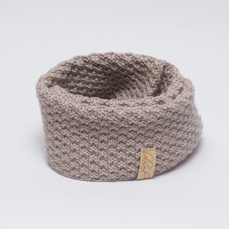 Knitted Toddler Infinity Scarf Merino Wool Kids Winter Scarf - Etsy