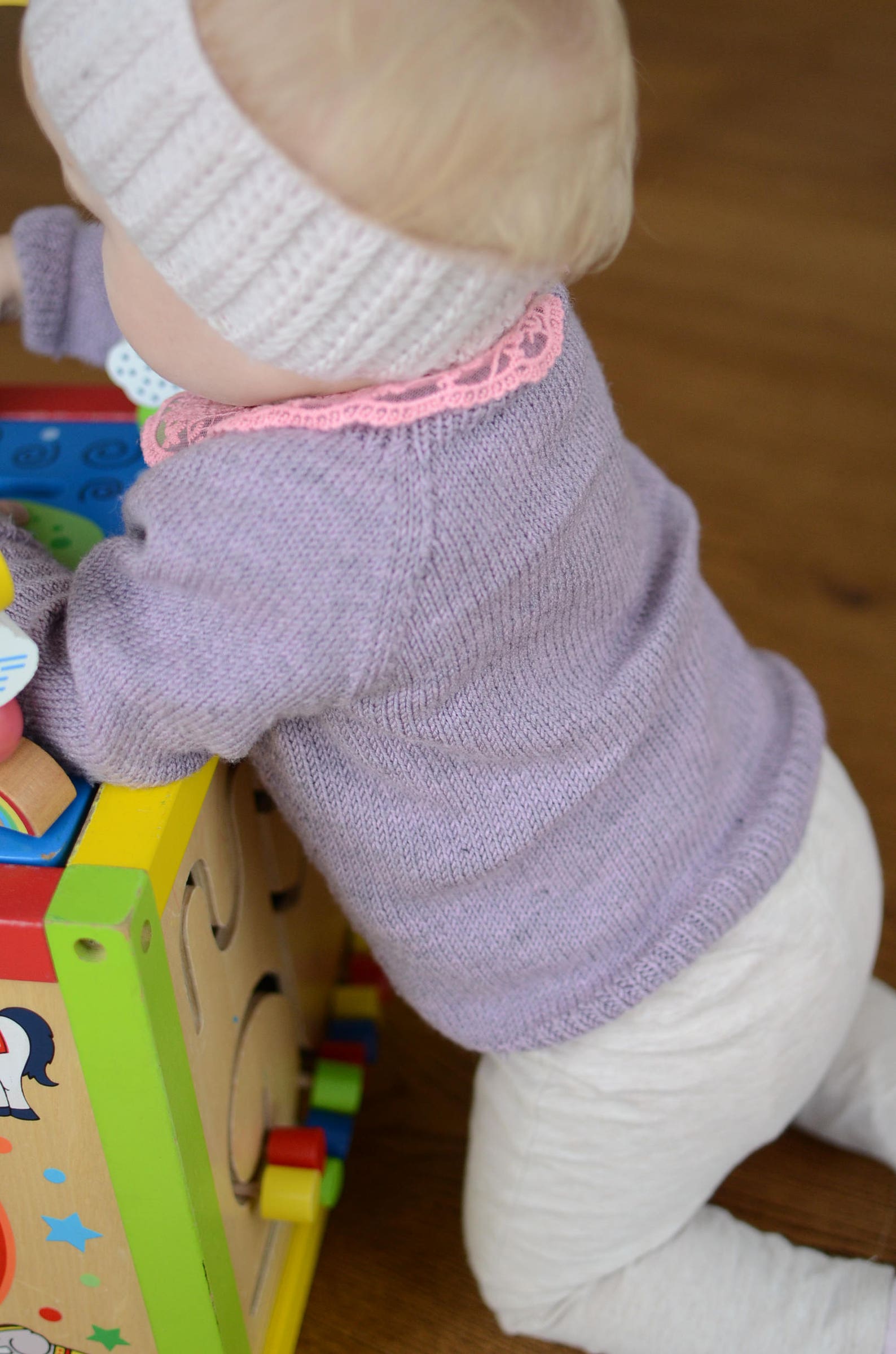 Hand Knitted Baby Sweater Merino Wool Baby Girl Sweater Hand | Etsy