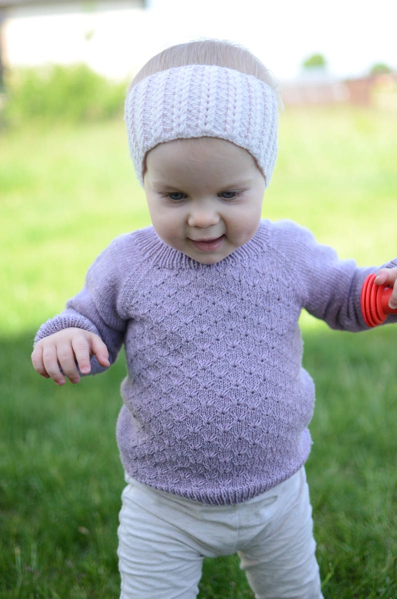 Hand Knitted Baby Sweater Merino Wool Baby Girl Sweater Hand | Etsy
