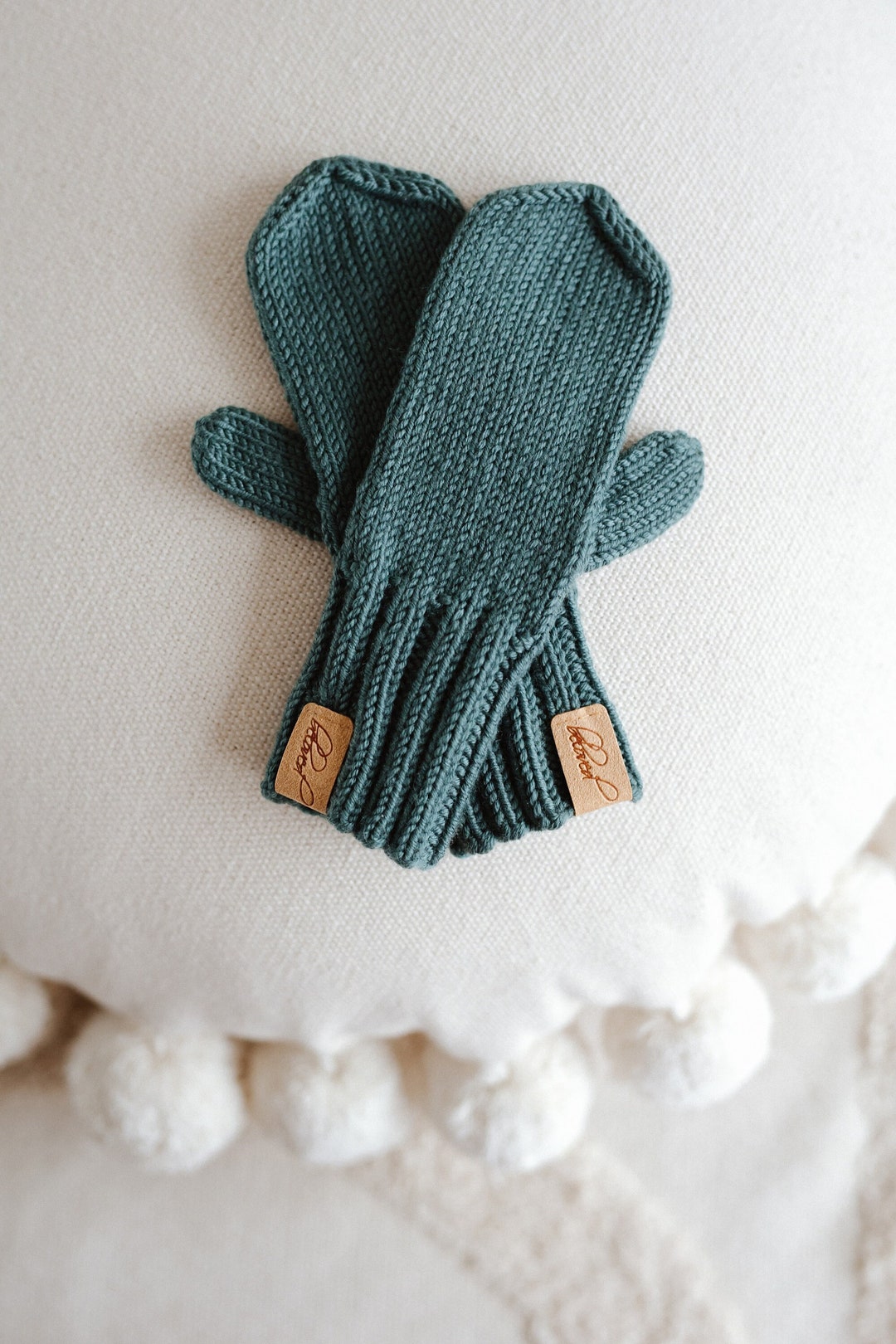 Toddler Mittens Merino Wool With String, Warm Winter Mitts, Hand ...