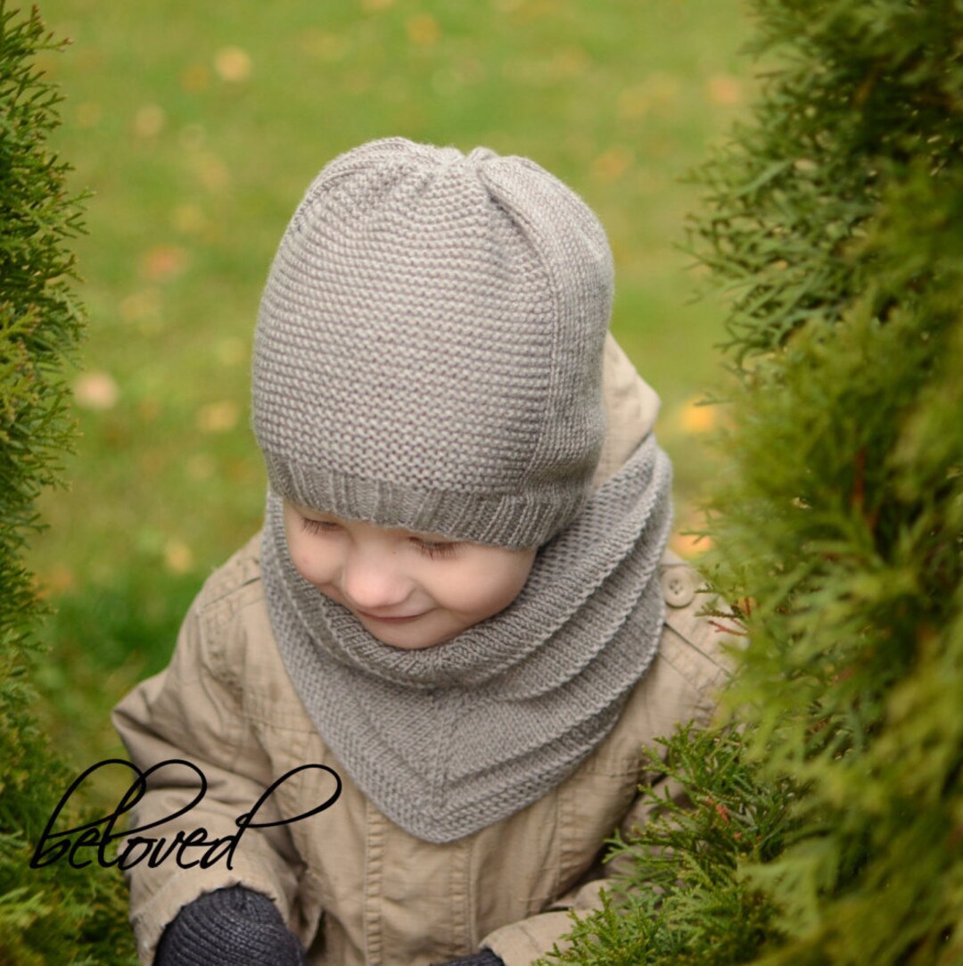 Hand Knit Toddler Hat, Knitted Boys Hat, Knit Girls Hat, Merino Wool ...