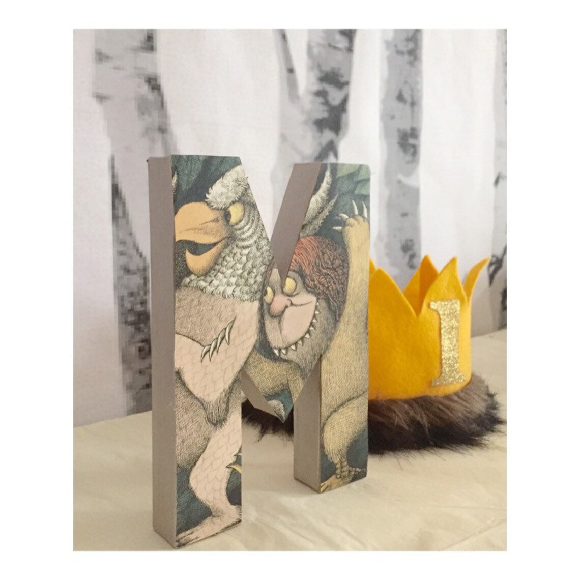Where the Wild Things Are 8 Inch Standing Letters and Numbers | Etsy