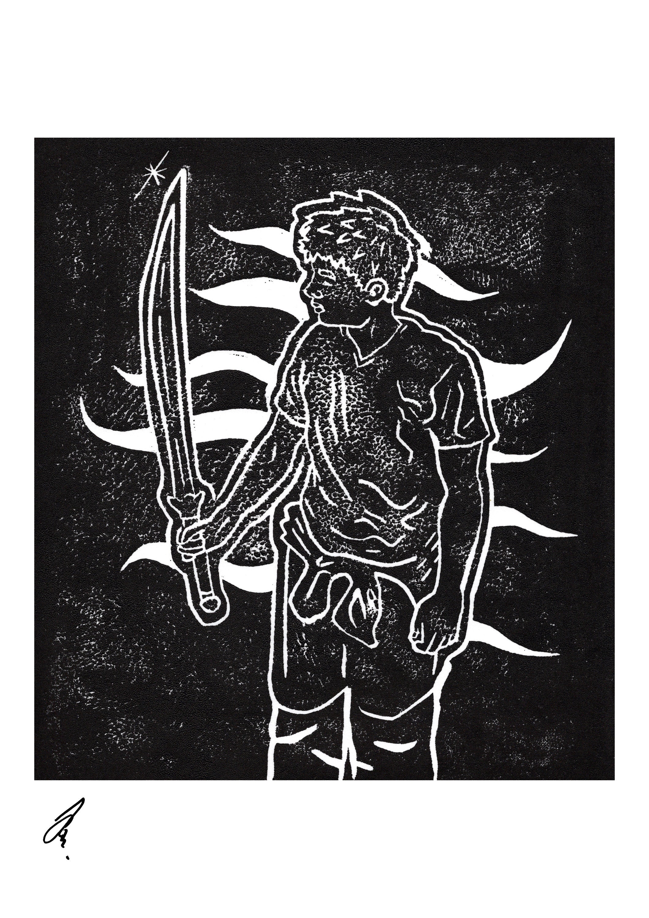 Sword Art Print - Etsy