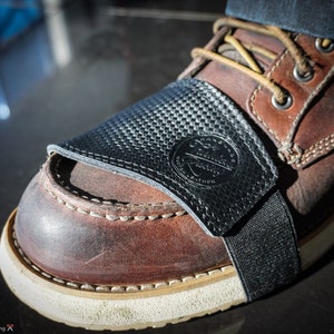 Keep Your Left Boot Free Simple Shifter Boot Leather Boot Protector ...