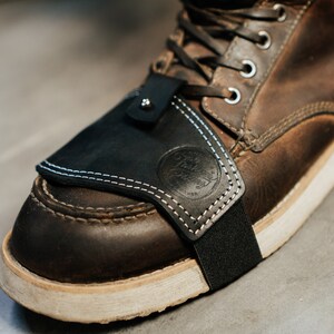 SHIFTER BOOT PROTECTOR Motorcycle Leather Boot Protector Gift for Biker ...