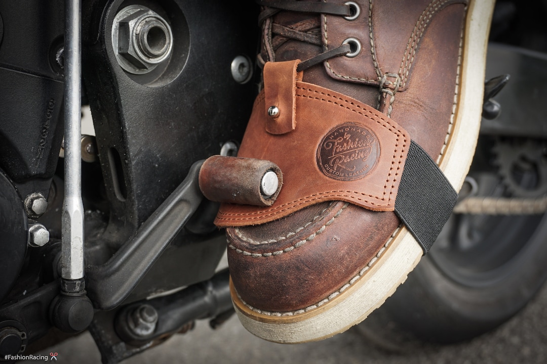 Leather Motorcycle Shifter Boot Protector Best Motorcycle - Etsy