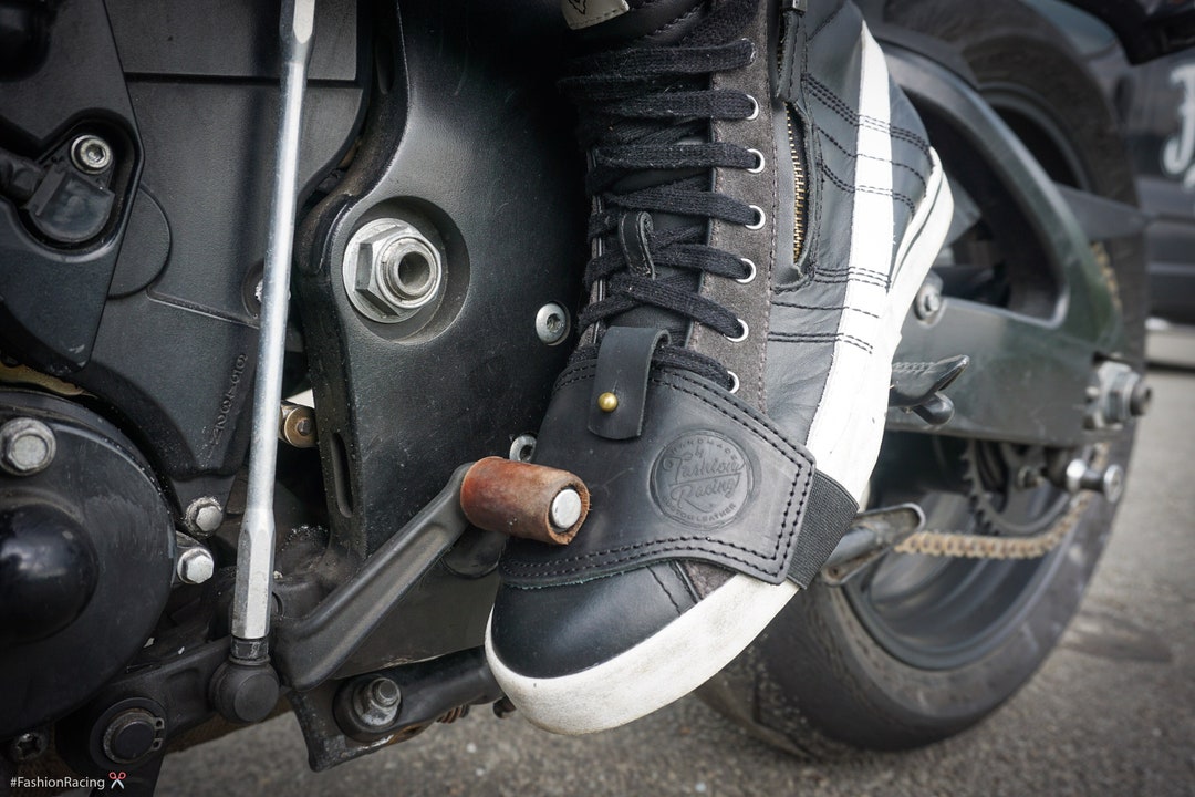 SHIFTER BOOT PROTECTOR Motorcycle Leather Boot Protector Gift for Biker ...