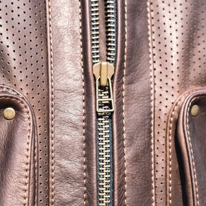 Perforated Leather Vest, Club Leather Vest, Custom Leather Vest, MC ...