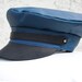 Women's Leather Fiddler Cap / Leather Conductor Hat in - Etsy