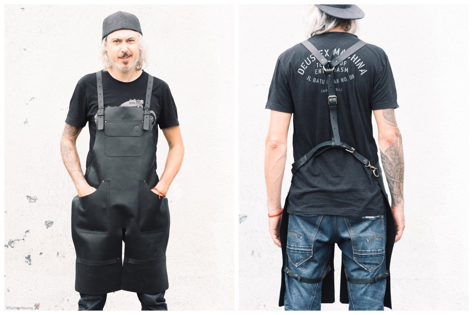 Leather Apron Split Leg Apron Personalized Apron Blacksmith - Etsy