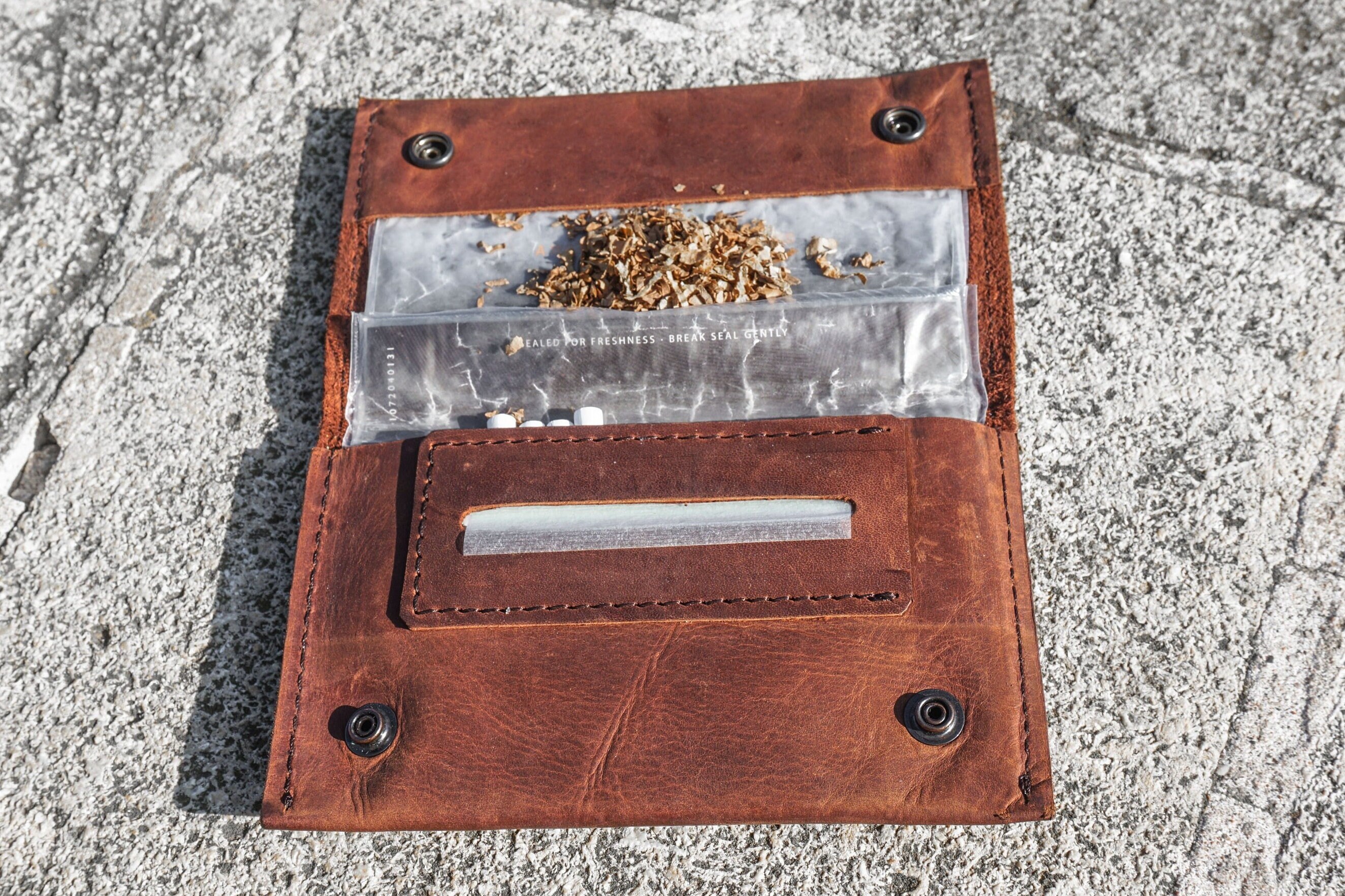 Handmade Useful Leather Tobacco Pouch Personalized Tobacco - Etsy