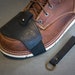 Motorcycle Shifter Left Boot Protector Motorbike Boot Cover Leather ...