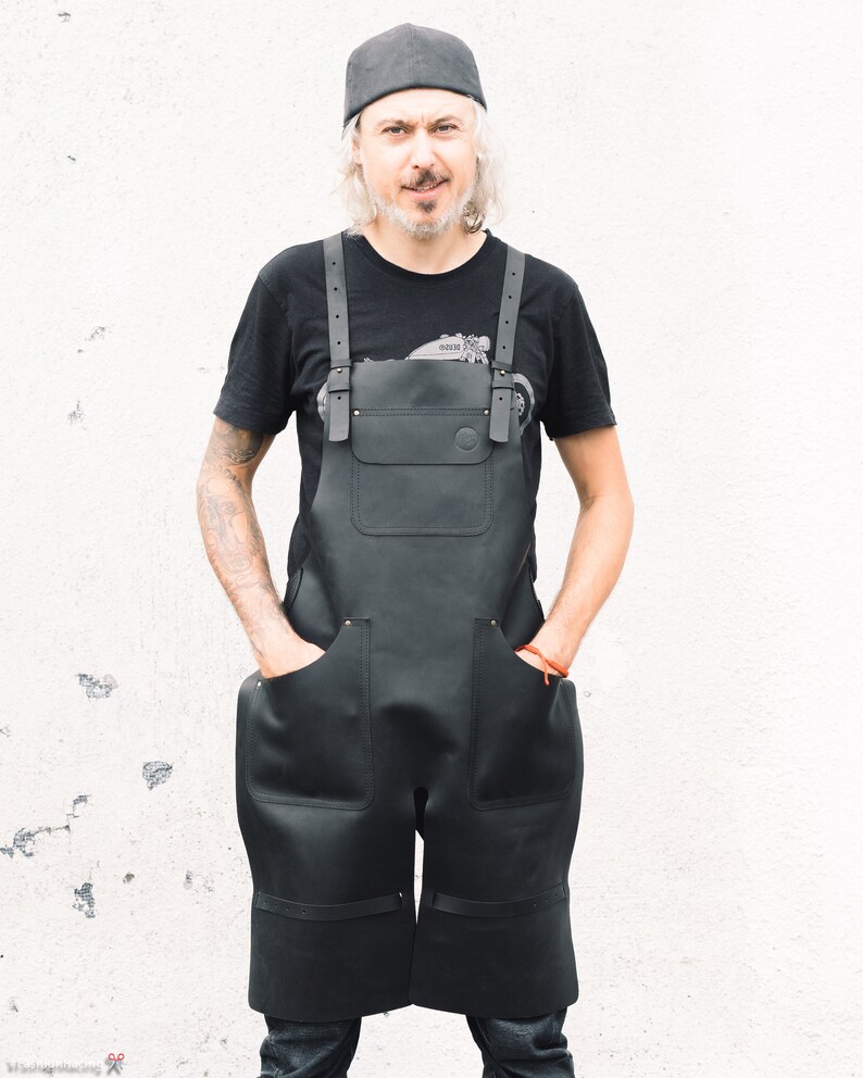Leather Apron Split Leg Apron Personalized Apron Blacksmith - Etsy