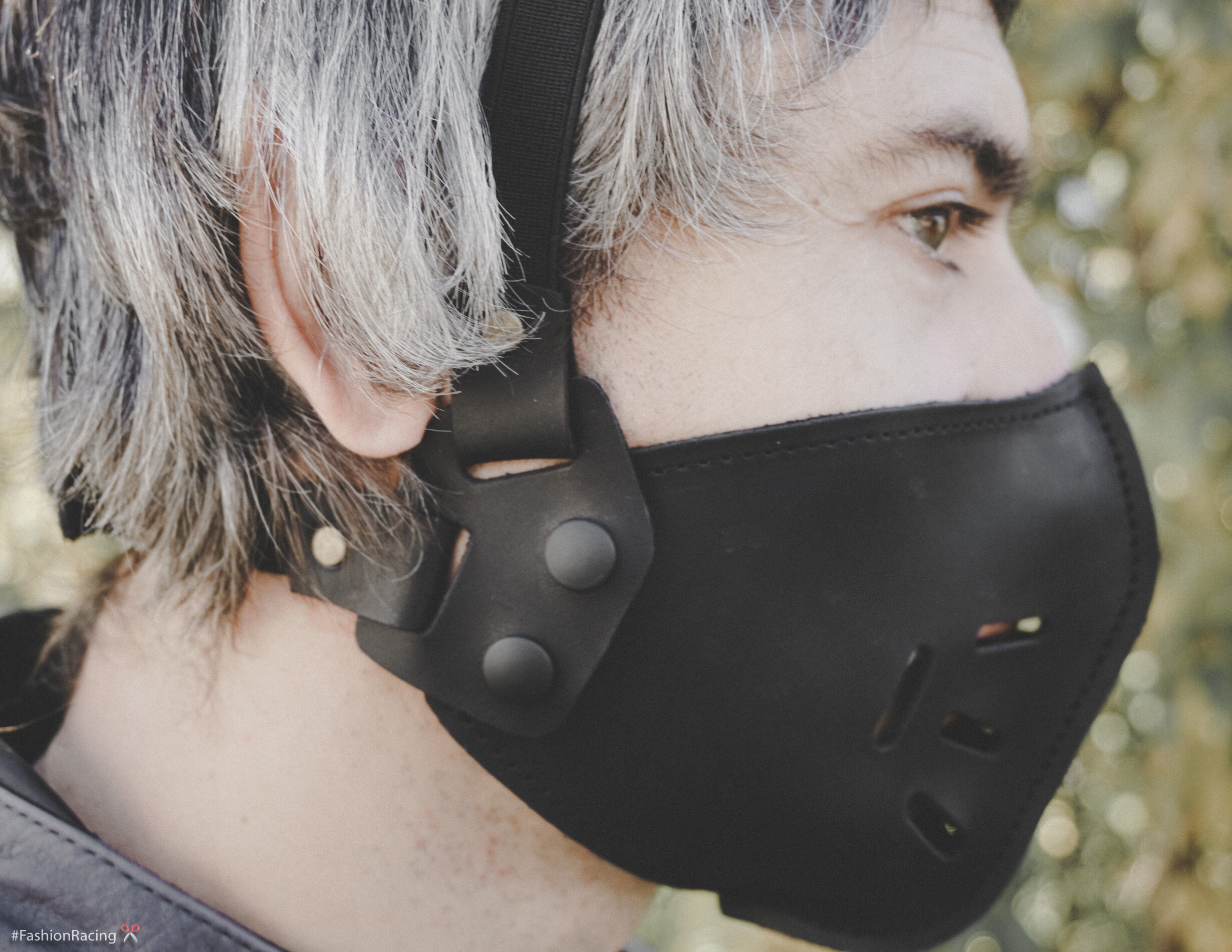 Black Leather Mask Custom Face Leather Mask Motorcycle Mask - Etsy