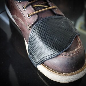 Keep Your Left Boot Free Simple Shifter Boot Leather Boot Protector ...