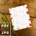 Watermelon Printable Letter Writing Paper, Digital Download Melon ...