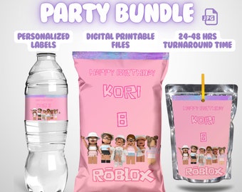 Roblox Water Bottle Labels - Etsy