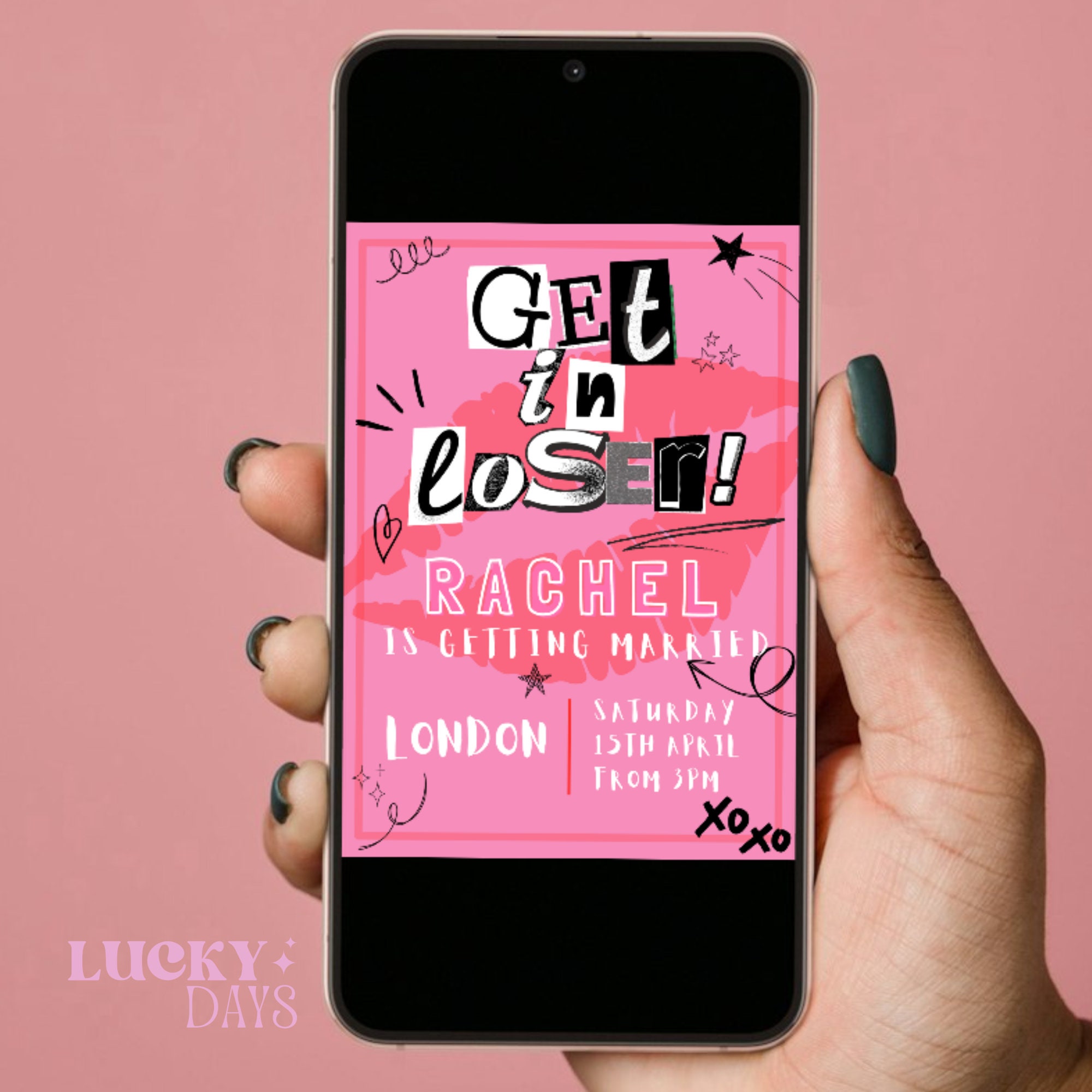 Editable Mean Girls Bachelorette Party Invitation & Itinerary ...