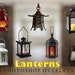 Lanterns Overlay Photoshop Overlays for Photoshop. Digital Scrapbooking ...