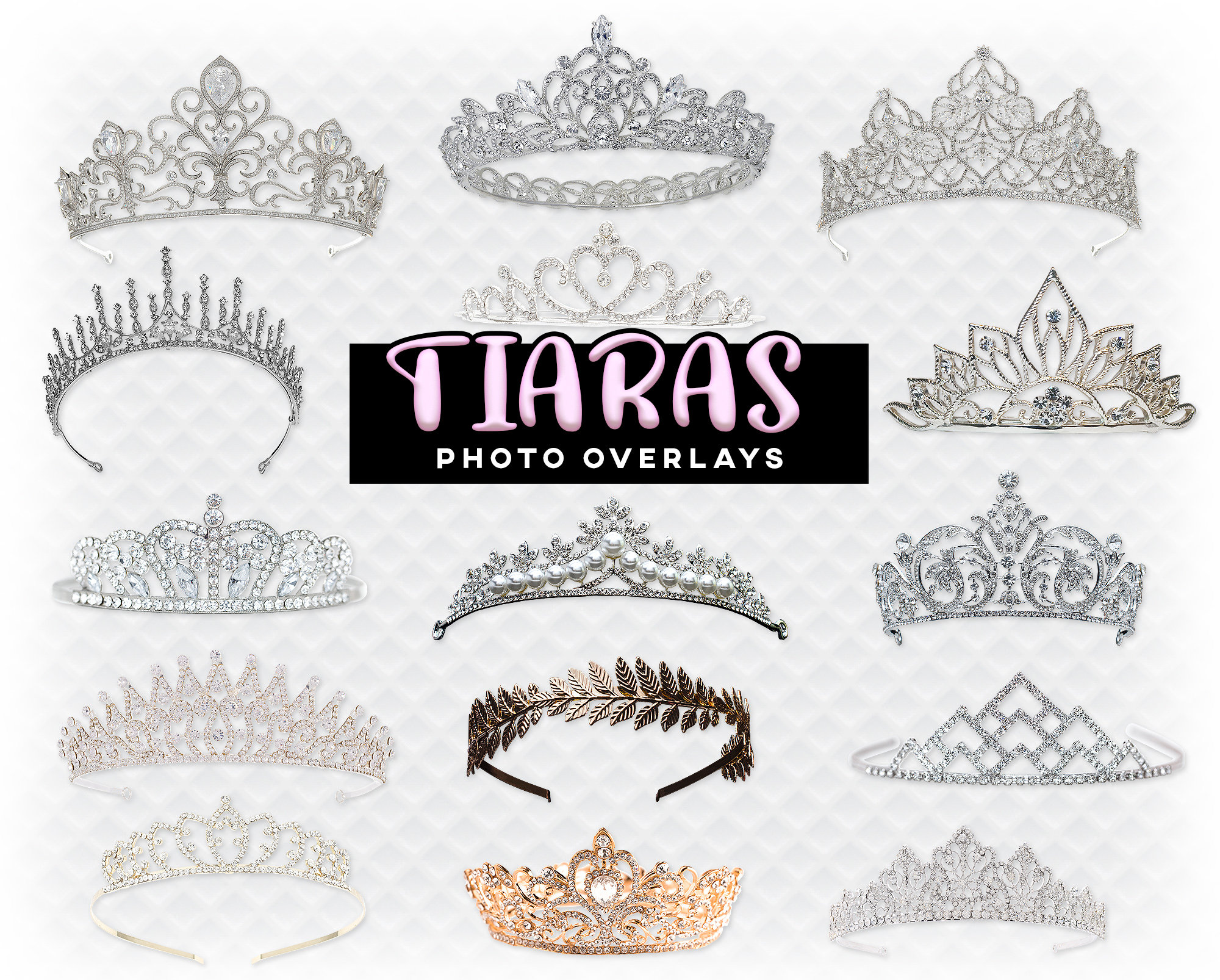 Tiaras Tiara Princess Overlay Photoshop Overlays for | Etsy