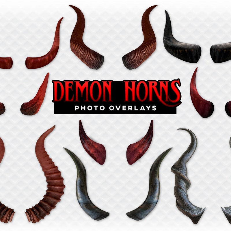 Transparent Devil Horns - Etsy UK