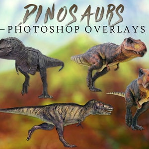 T-rex Dinosaurs Overlay Photoshop Overlays for Photographers ...