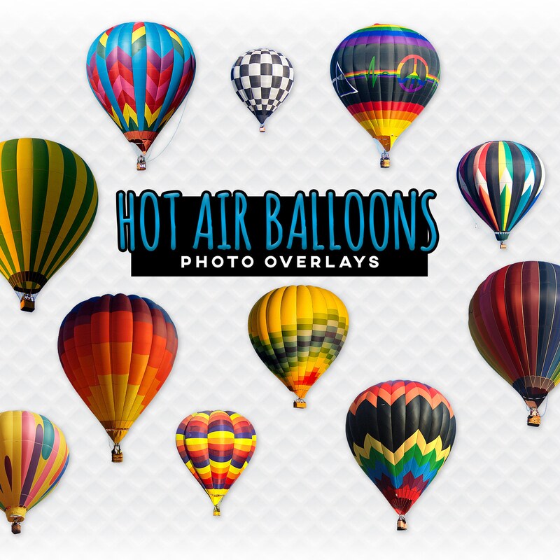 Balloon Overlay - Etsy