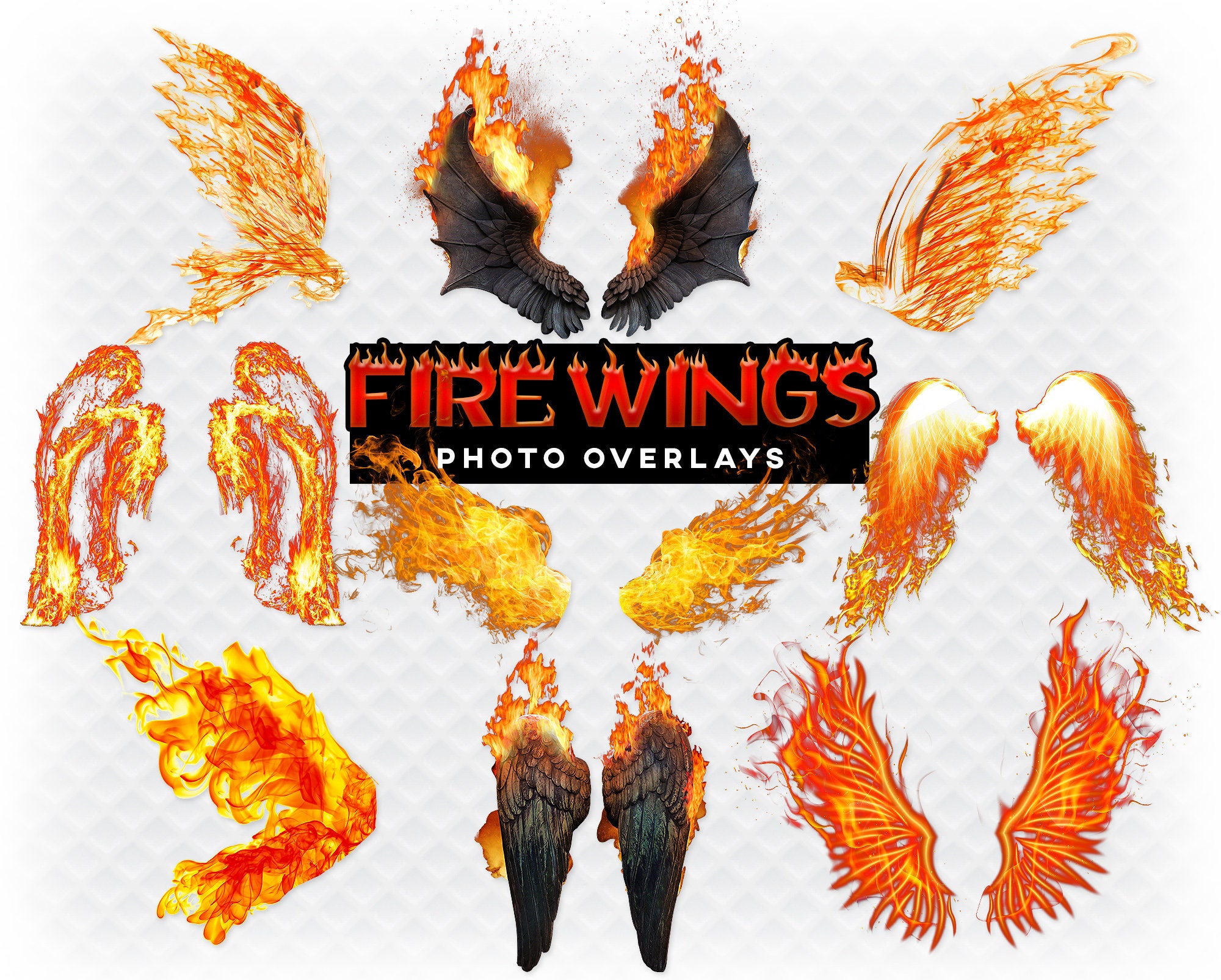 Flame Wings Png