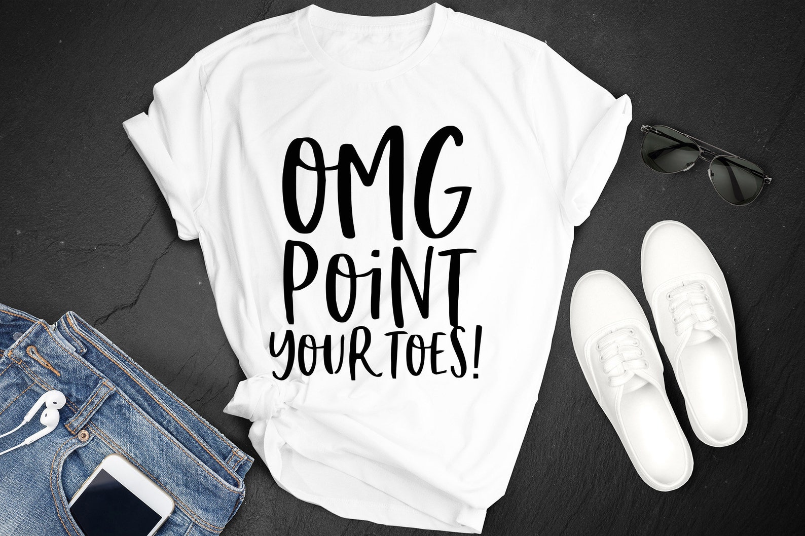 National Wiggle Your Toes Day OMG Point Your Toes Feet Foot Humor ...