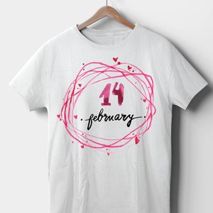 New February 14 Valentines Day Love Hearts Custom Trendy Premium Short ...