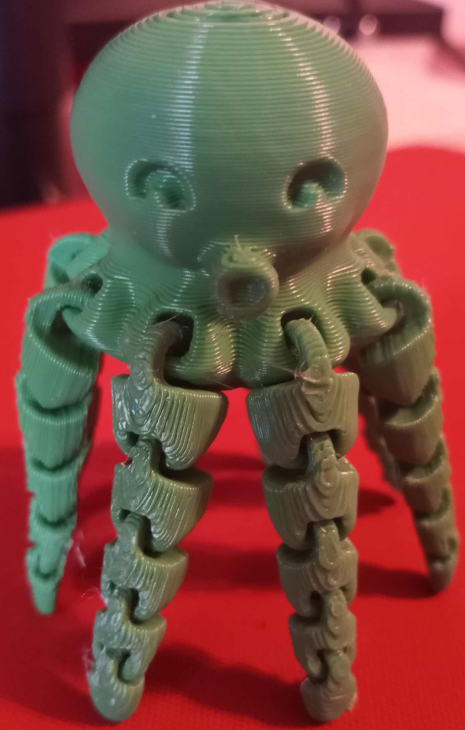 Cute Mini Octopus Flexible 3D Fidget Toy Flexible Articulated Octopus ...