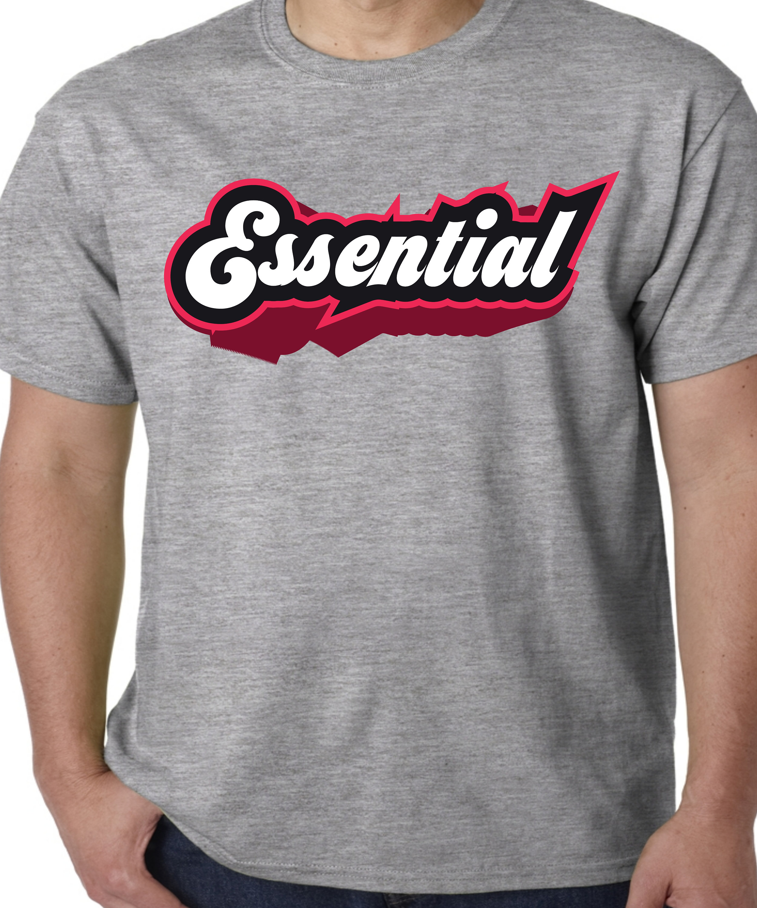 Essential Worker Social Distancing Virus Custom Premium Short Sleeve ...