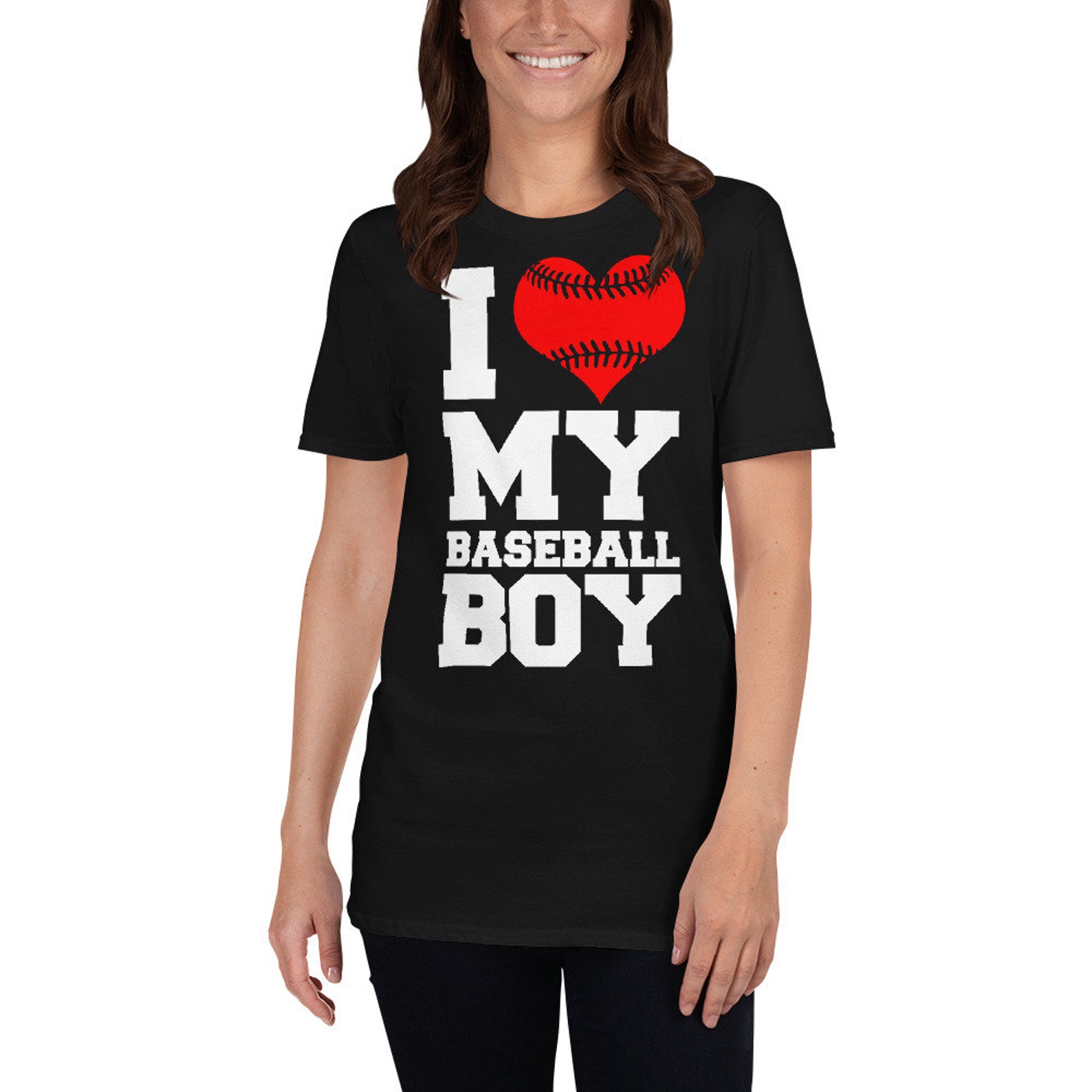 I Heart Love My Baseball Boy Sports Athletics Trendy - Etsy