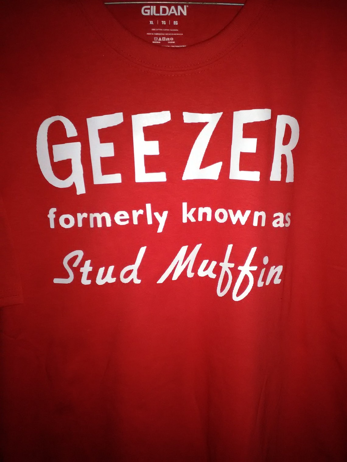 New Geezer Formally Known as Stud Muffin Humor Custom Unisex - Etsy