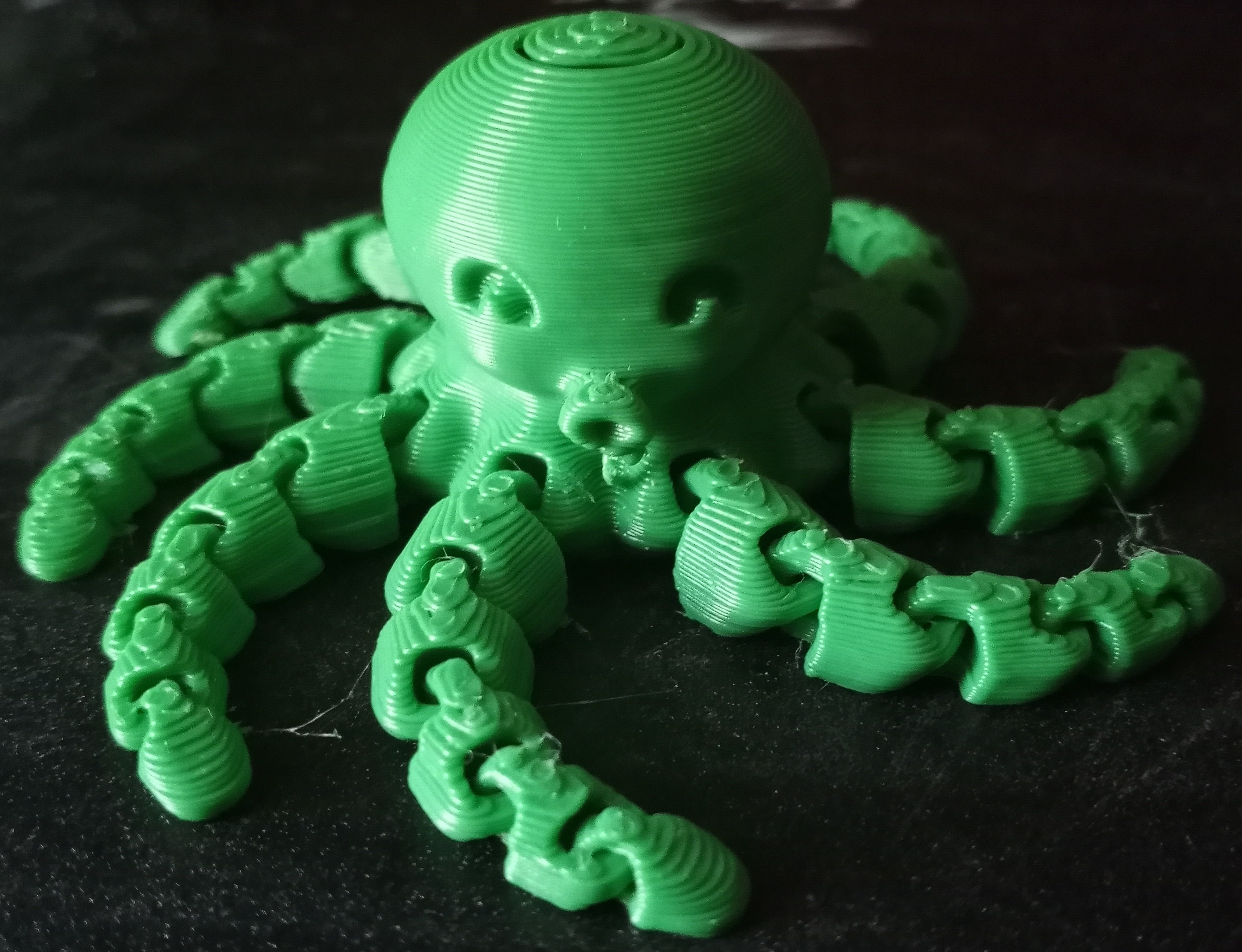 Cute Mini Octopus Flexible 3D Fidget Toy Flexible Articulated Octopus ...