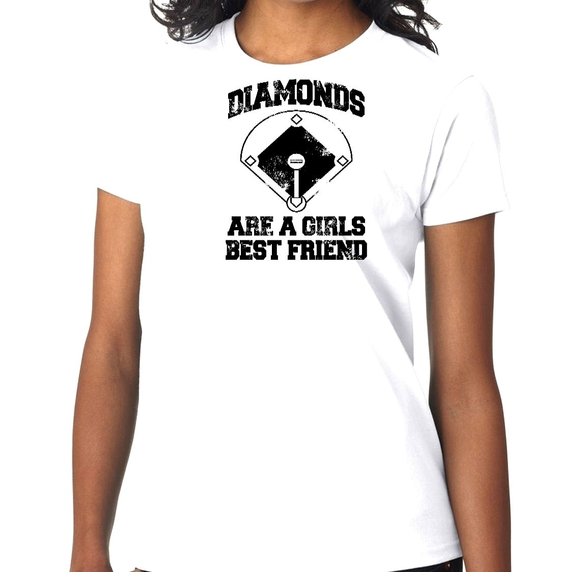 Diamonds Are A Girls Best Friend Baseball Sports Humor Custom Unisex ...