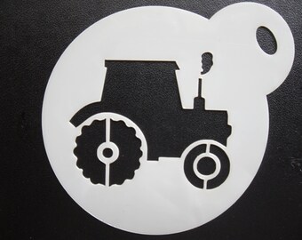 Tractor stencil | Etsy