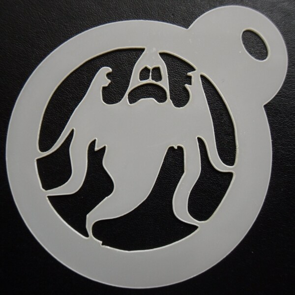 Ghost Face Painting Stencil - Etsy