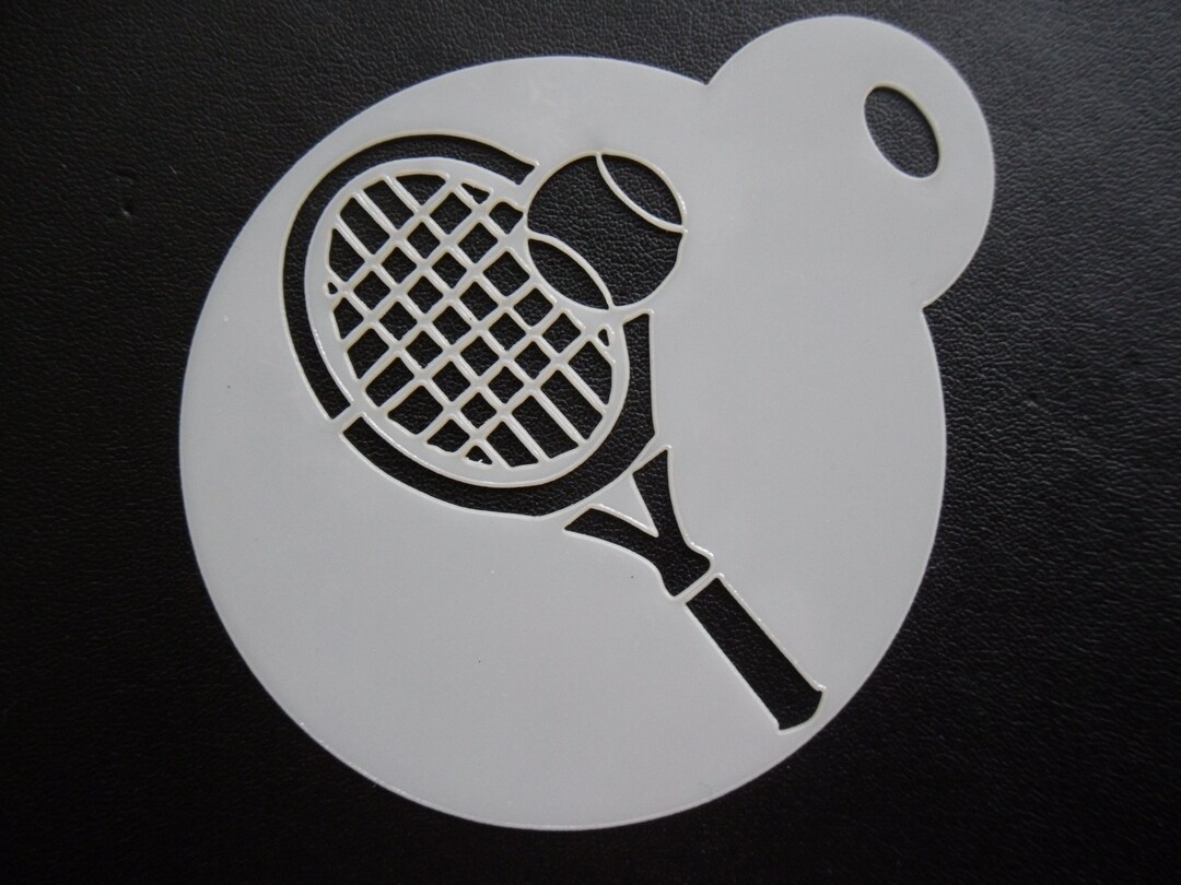 Unique Bespoke New 60mm Tennis Racket Cookie, Craft & Face Painting ...