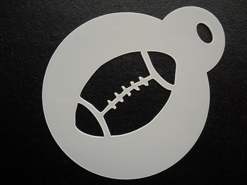 Unique Bespoke New 60mm Rugby Ball Cookie Craft & Face - Etsy