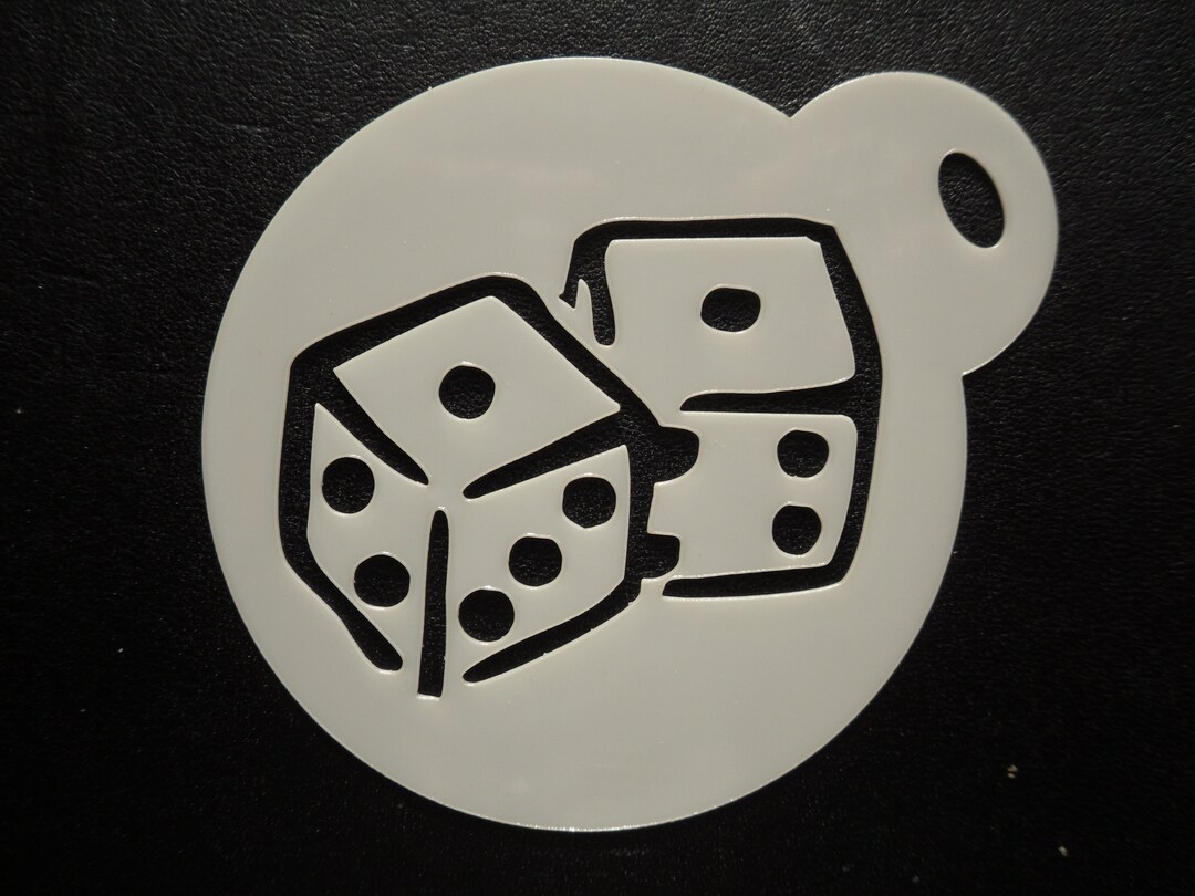 Unique Bespoke New 60mm Dice Cookie, Craft & Face Painting Stencil - Etsy