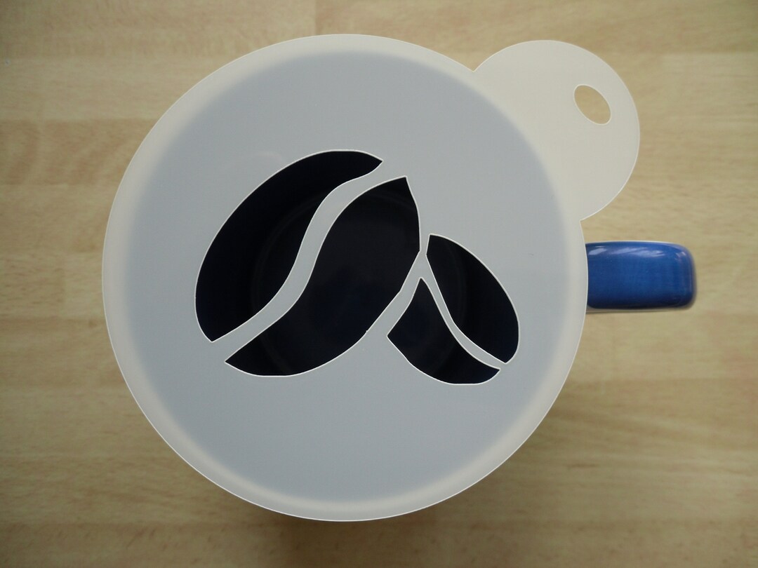 Unique Bespoke 100mm Coffee Beans Craft and Coffee Stencil - Etsy